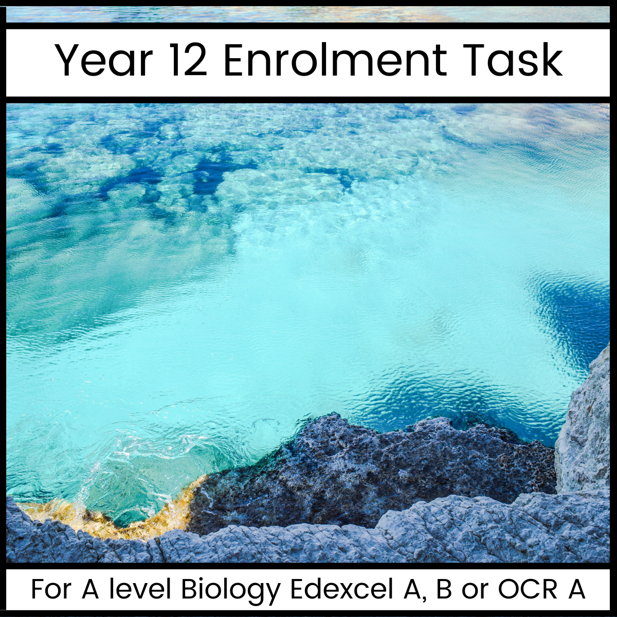 Year 12 Enrolment task – Science Success